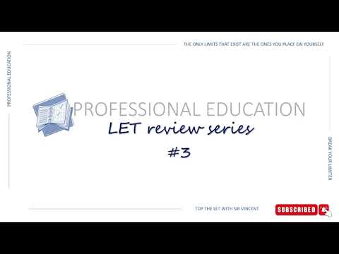 1987 Constitution, Article 14 LET Mastery Drills