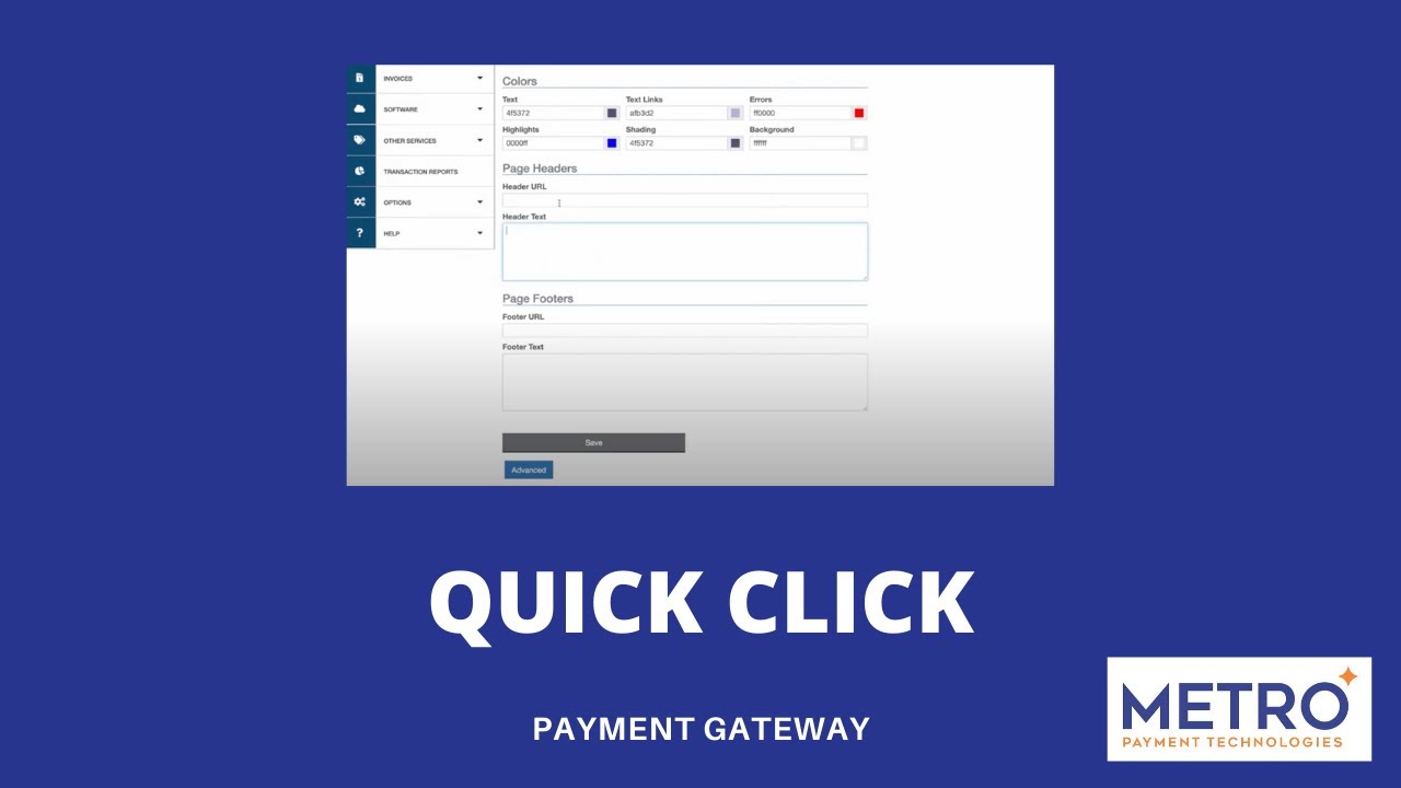 Quick Click - Metro Payment Gateway