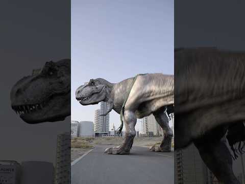 Rexy got a big bumper đĢŖ #dinosaur #embraceit #dinoedit