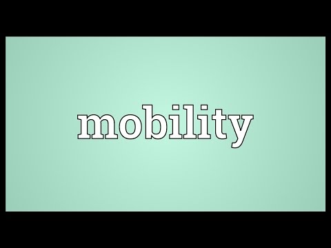 Mobility Meaning