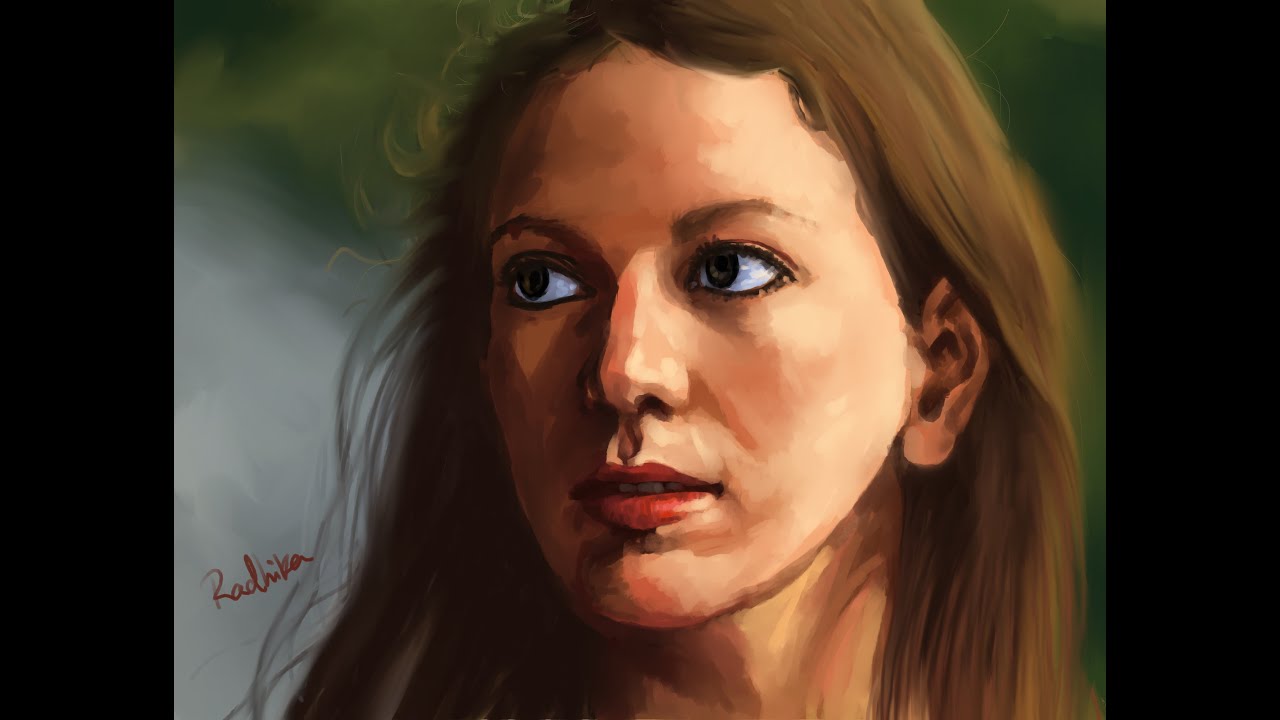 Self-Portrait Speed Painting Timelapse Using Procreate