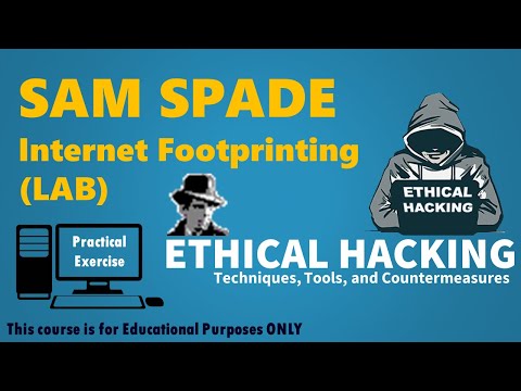 Sam Spade - Internet Footprinting - Passive Reconnaissance in Action - WHOIS ICANN Lookup