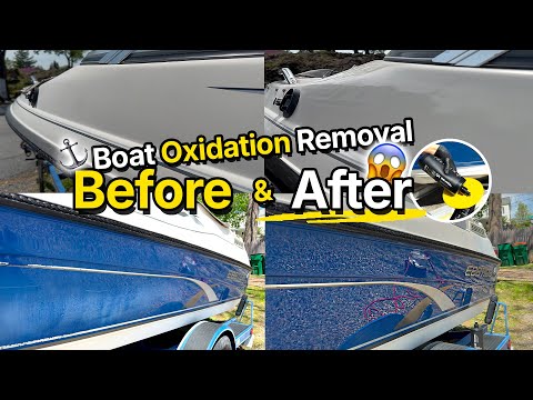 How to Remove Oxidation on a Boat – Light to Moderate – Fast & Easy | DIY Boat Detailing Tips