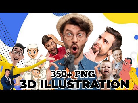 Social media poster design vector png & 3D Illustration by Aladden world collection