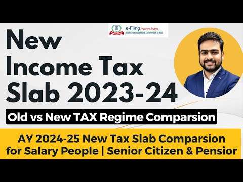 Income Tax Slab 2023-24 & AY 2024-25 | New Income Tax Slab 2023-24 | Income Tax Slab Rate AY 2024-25
