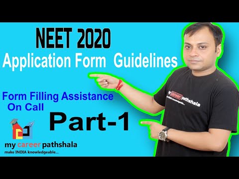 NEET 2020 Application Form filling Guidelines & Assistance on call. Toll Free 9861905906 Call Us Now