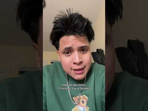 How to say merry Christmas Eve in Spanish