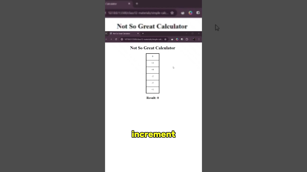 Learning JS by building a basic calculator #softwareengineer #selftaughtdeveloper #programmer #js