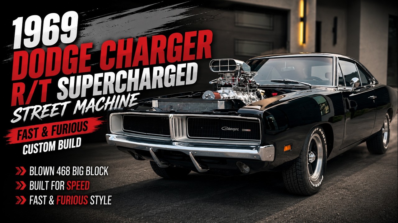1969 Dodge Charger R/T Supercharged Street Machine | Fast & Furious Custom Build