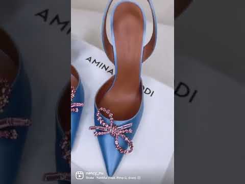 How To Style Amina Muaddi Shoes #howtostyle #aminamuaddi #shorts #shortsfeed #styleinspo
