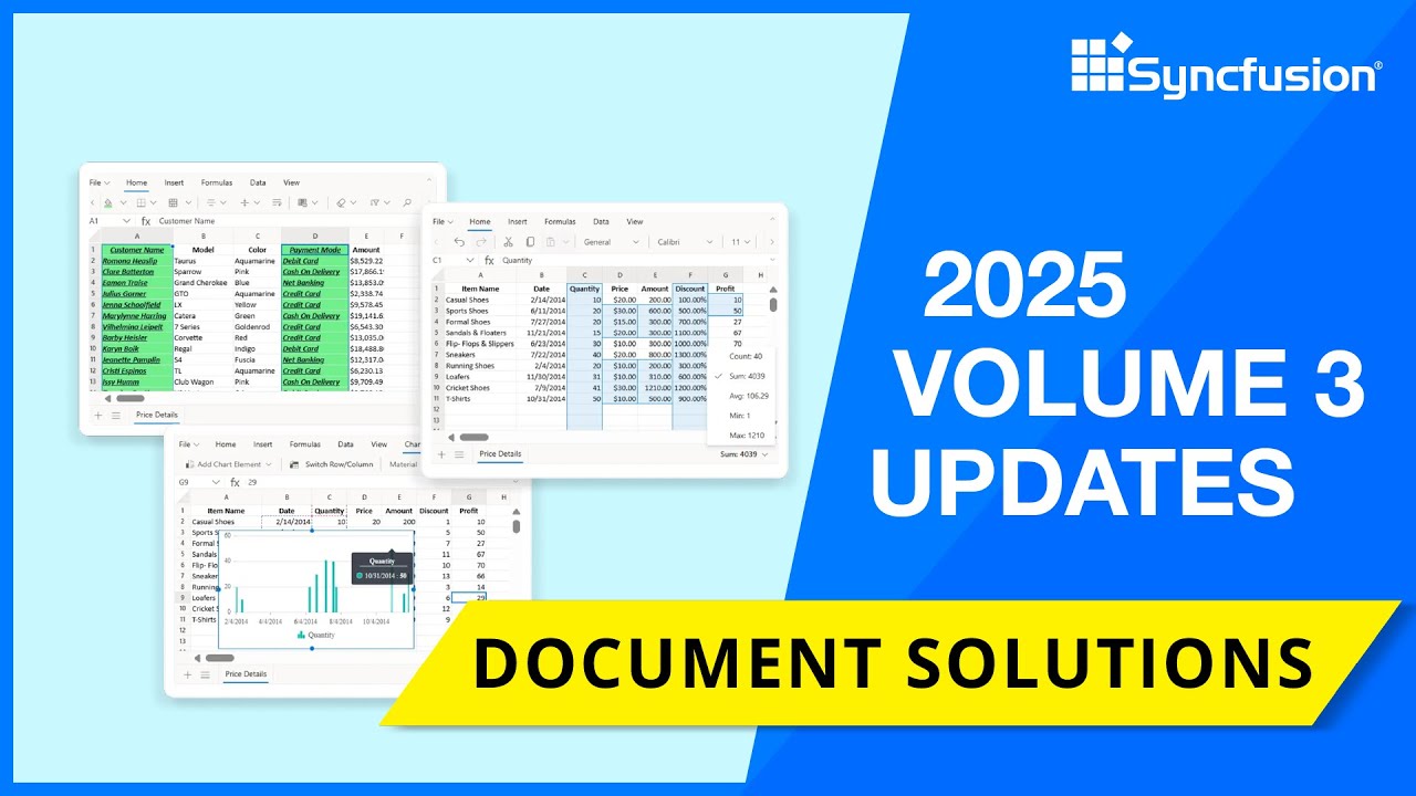 Syncfusion Essential Studio Document Solutions—2025 Volume 3