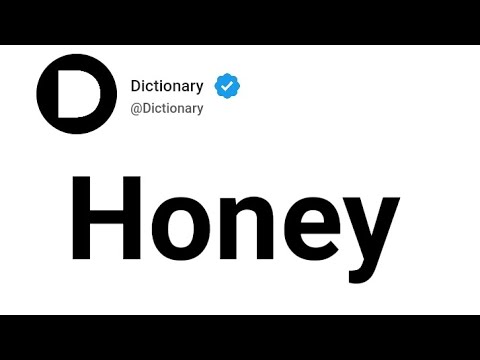 Honey Meaning In English