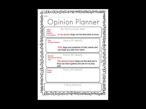 Opinion Planner Helper Video