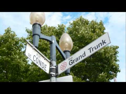 Show me signs (street name signs) Pointe-Saint Charles Mtl Qc Ca Original M/V Boucrate 2010