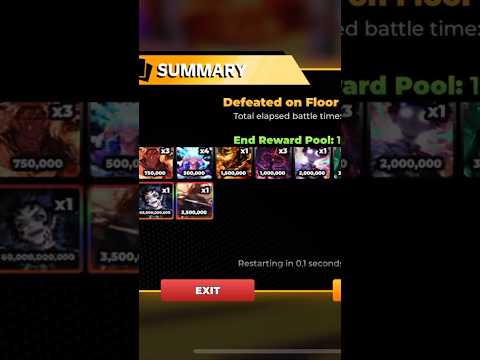 GETTING A 1/60B IN ANIME CARD CLASH FROM INFINITE TOWER…. #shorts