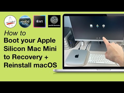 Boot your Mac Mini M1 to Recovery + Reinstall macOS [Apple Silicon] + Install macOS with USB Drive