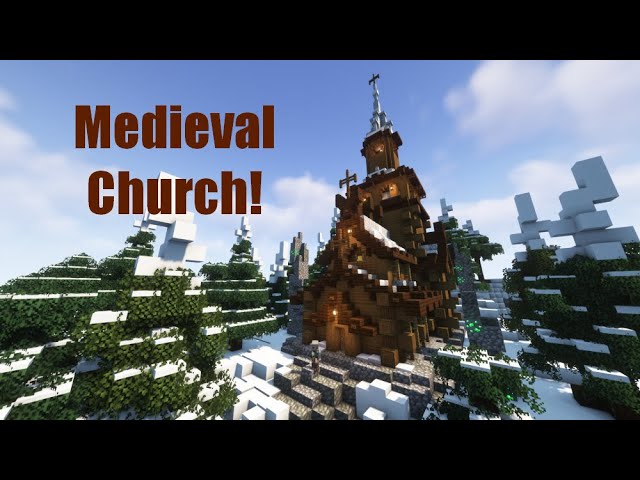 Medieval Snowy Church! Minecraft Map