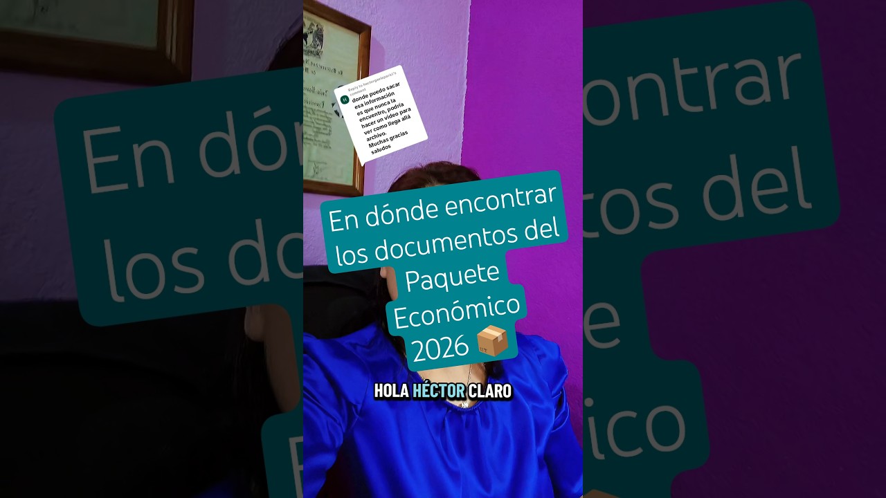 📦 In this video, I'll tell you where to find the #economicpackage2026 documents.