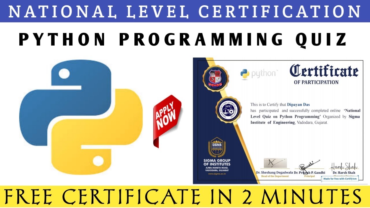 Python Programming Quiz | How Good Are You At Python? | Python Quiz/Assessment | Basic Python Quiz