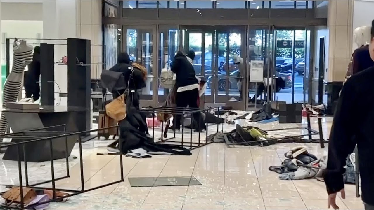 Items worth up to $100,000 stolen in flash mob robbery in LA