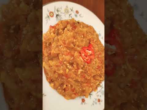 mirza ghasemi recipe | Iranian Eggplant recipe | #aylakhancooking #shortsvideo #viralvideo