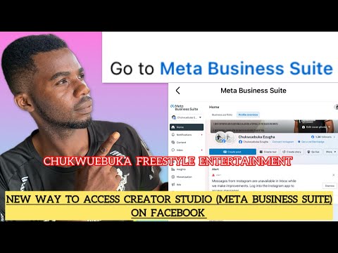How To Access Creator Studio (META Business Suite) On Facebook In 2025