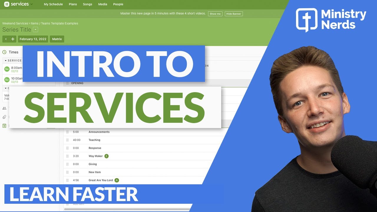 Planning Center Services - Learn the Basics