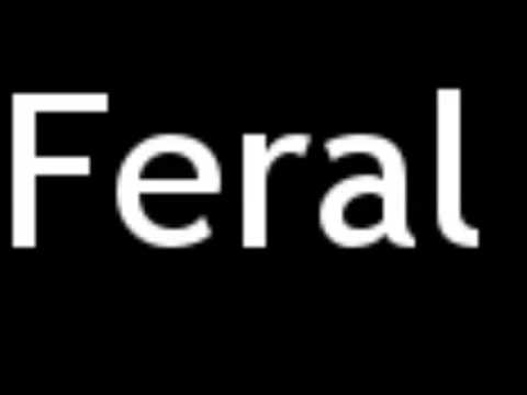 How to Pronounce Feral