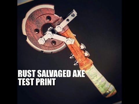 Steam Community :: Video :: 3D Printed Salvaged Axe Replica from Rust ...