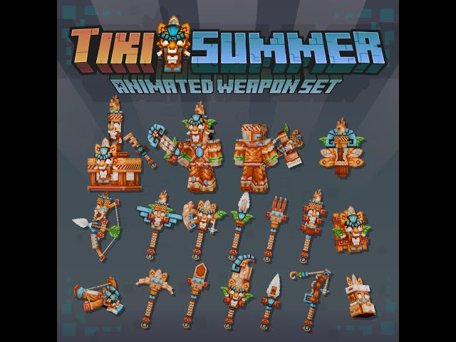 WitchCaster Animated Weapon Set Minecraft Texture Pack