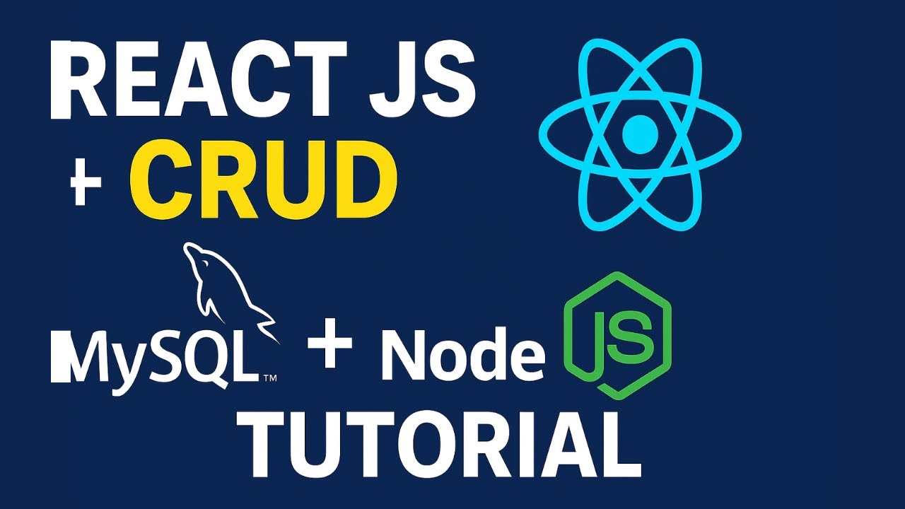 React JS CRUD + MySQL + Node.js Express APIs | Full Stack App Tutorial (Step by Step)