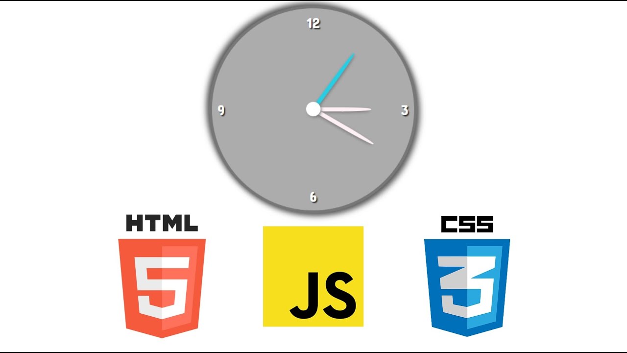 Clock with HTML, CSS, and JavaScript / How to Create Clock with HTML, CSS, and JavaScript