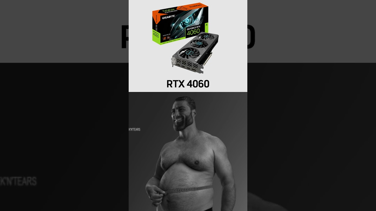 What you look like based on your gpu #short #meme #pcgaming