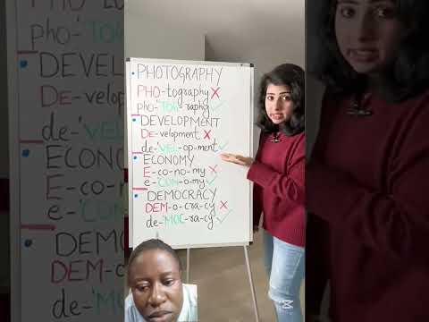 "How to Pronounce Words with Correct Syllable Stress"Phonics Lesson#phonics #learnenglishphonics