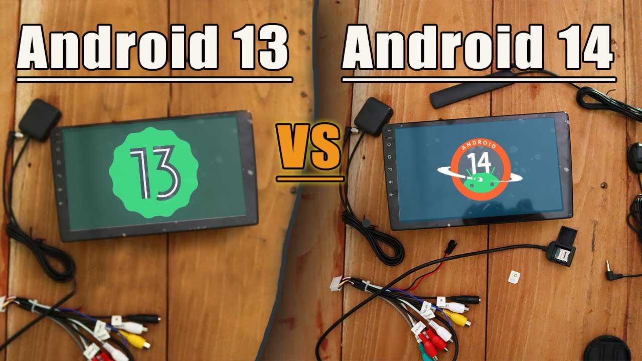 Android 13 vs Android 14 Car Stereo System : Benchmark Video