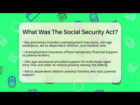 What Was The Social Security Act? - The Sociology Workshop