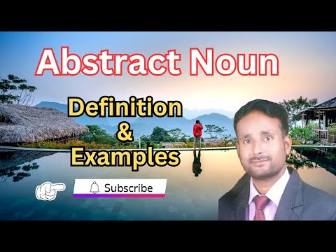 Abstract Noun | Definition and Examples in Hindi