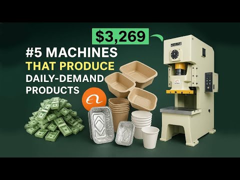 5 Machines That Make Daily-Use Products – No Experience Needed!