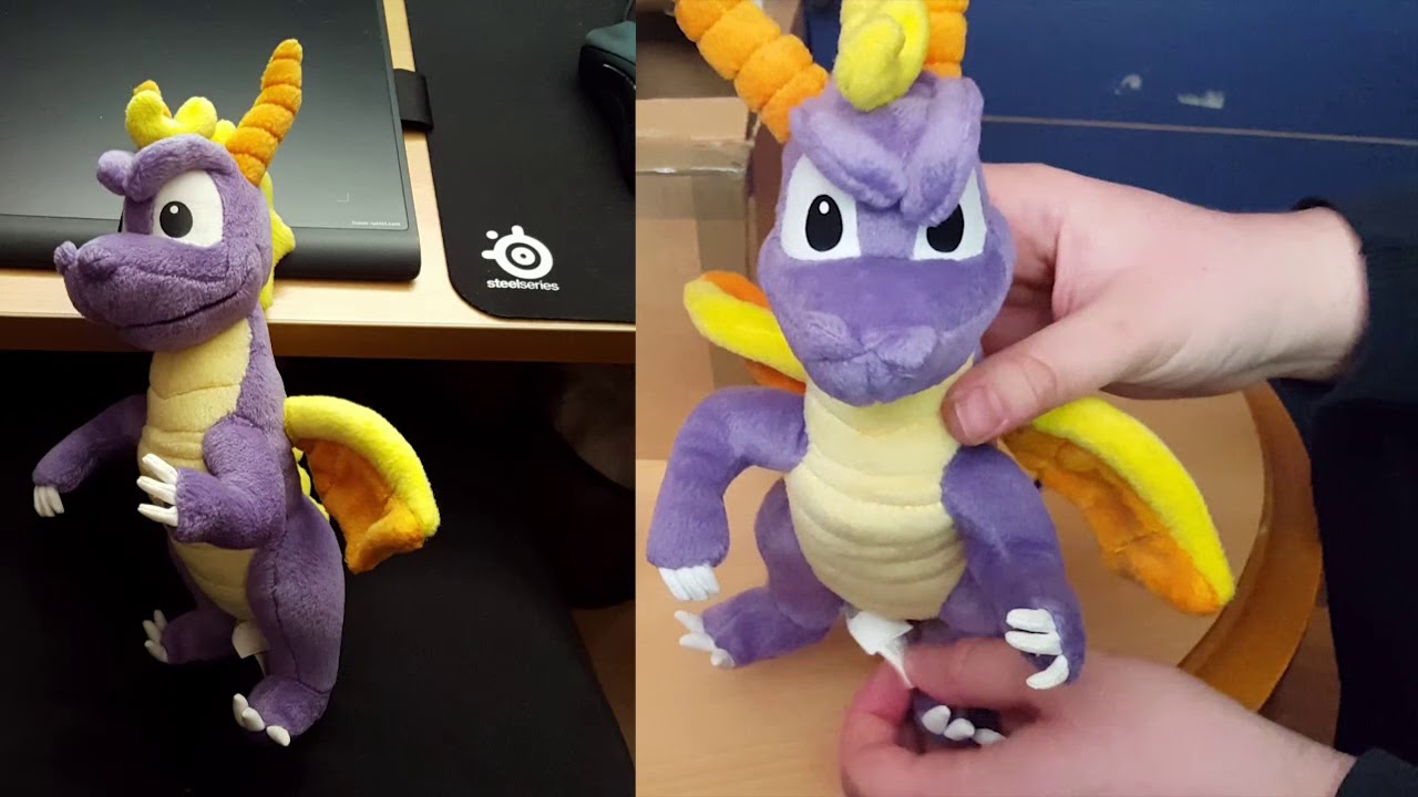 (OLD) Phantom's Amateur Unboxing Videos - Play-by-play Spyro The Dragon Plush Toy
