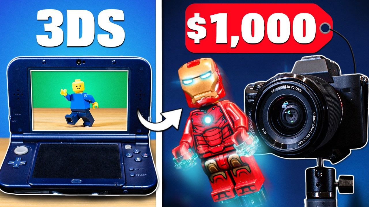 I animated LEGO with EVERY CAMERA so you don't have to... (stop motion)