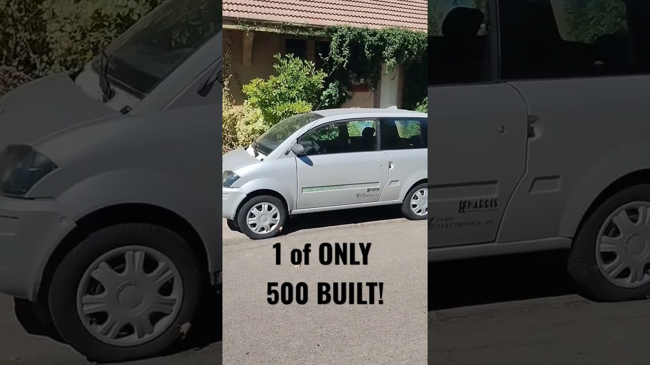 Super Rare EV, The ZENN.  #zenn #zenncar #ev #rarecar #electriccar #rare #carspotting #slow #battery