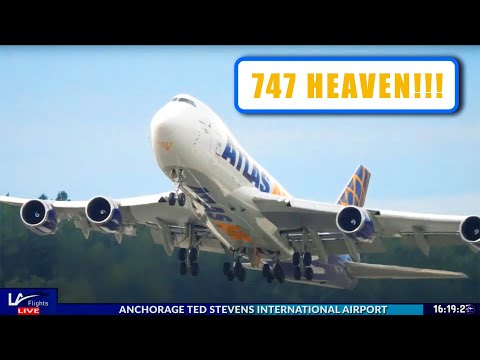 🔴LIVE ANCHORAGE AIRPORT LIVE ACTION! | 747's MD-11's 777's and MUCH MORE! | June 22, 2025