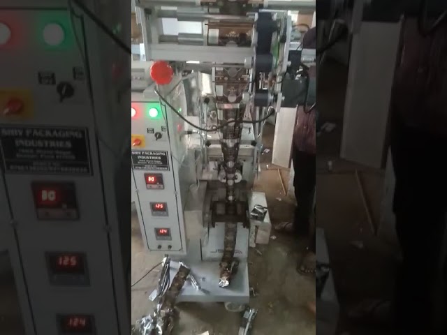 Pouch Packing Machine - 100gm Automatic Peanuts Packing Machine ...