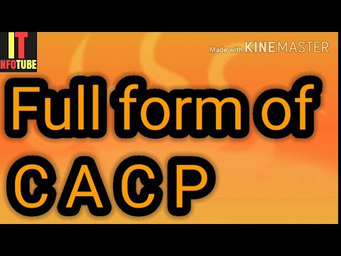 Full form of cacp | What is cacp