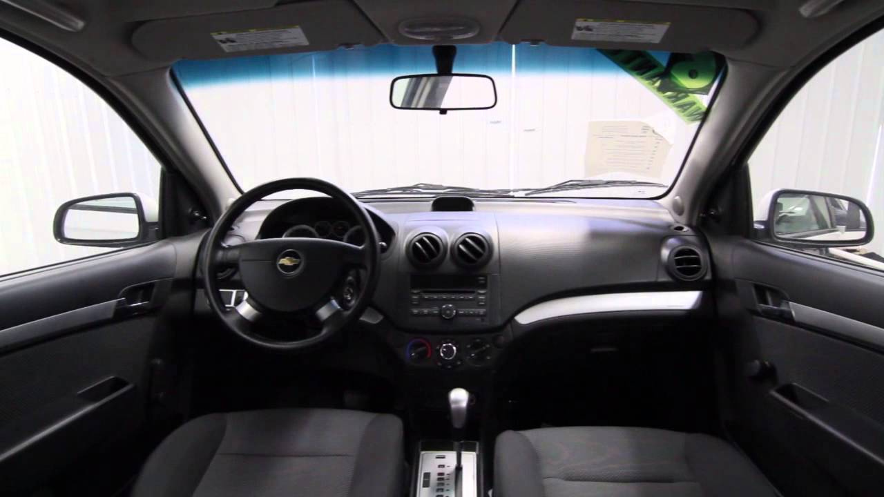 The KEY 2010 Chevrolet Aveo Sedan EXT White INT Dark Gray