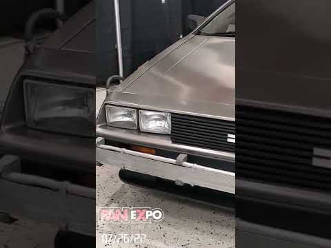 Back To The Future DeLorean at Fan Expo Canada 2022! #shorts