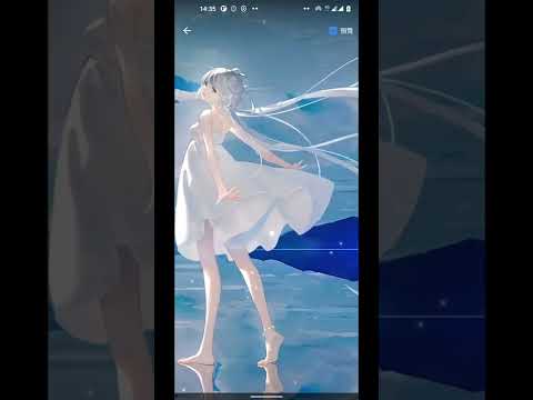 cute anime girl live wallpaper for android