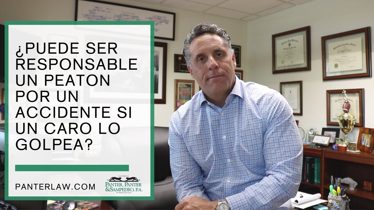 ¿Puede ser Responsable un Peaton por un Accidente si un Caro lo Golpea?