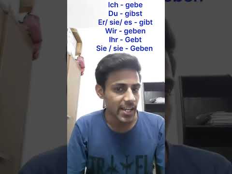 Conjugate Verb of Geben( To give) and Fahren ( To drive) | Inspiring German | A1