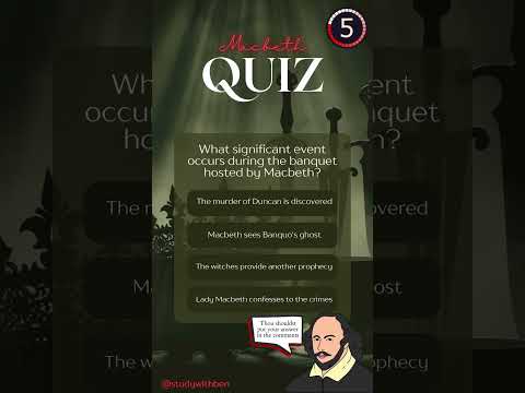π Unravel Macbeth: Quick Shakespeare Quiz! π